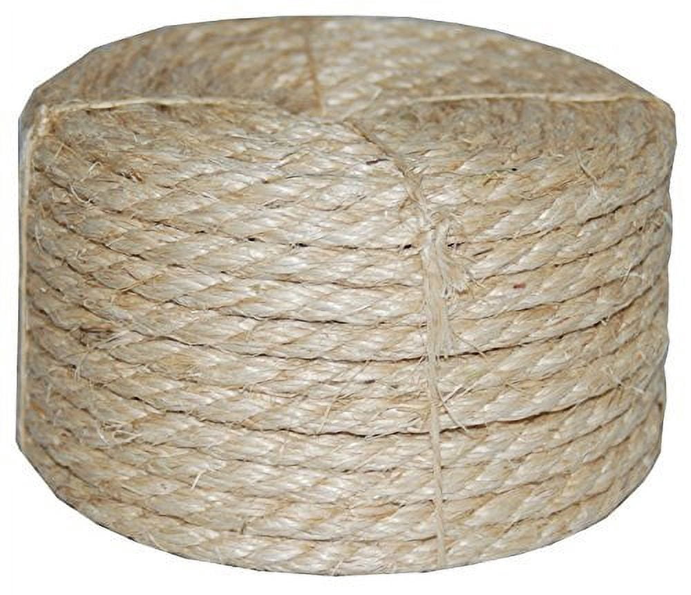 3/8" X 100' Sisal Rope CAT SCRATCHING POST other uses - Walmart.com