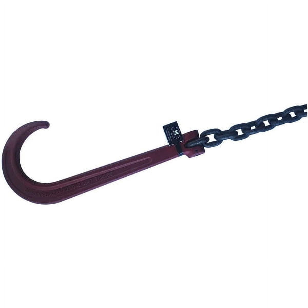 3/8''X4', 15" Long J Hook Tow Wrecker Chain Grade 80 - Walmart.com