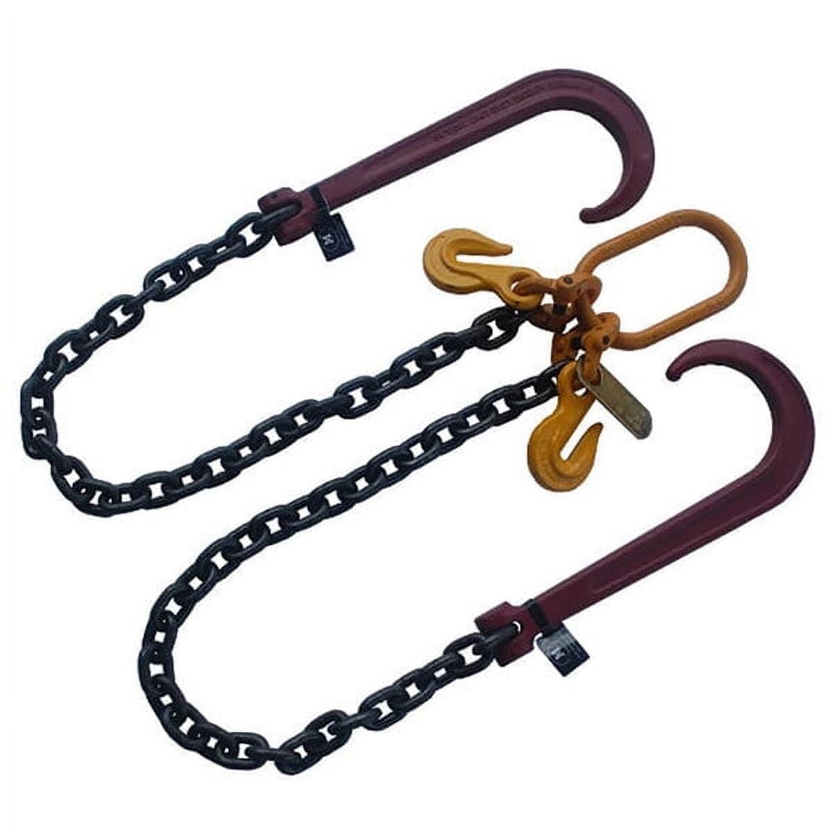 3/8''X6' V Chain Bridle Wrecker Recovery Chain Legs G80 - Walmart.com