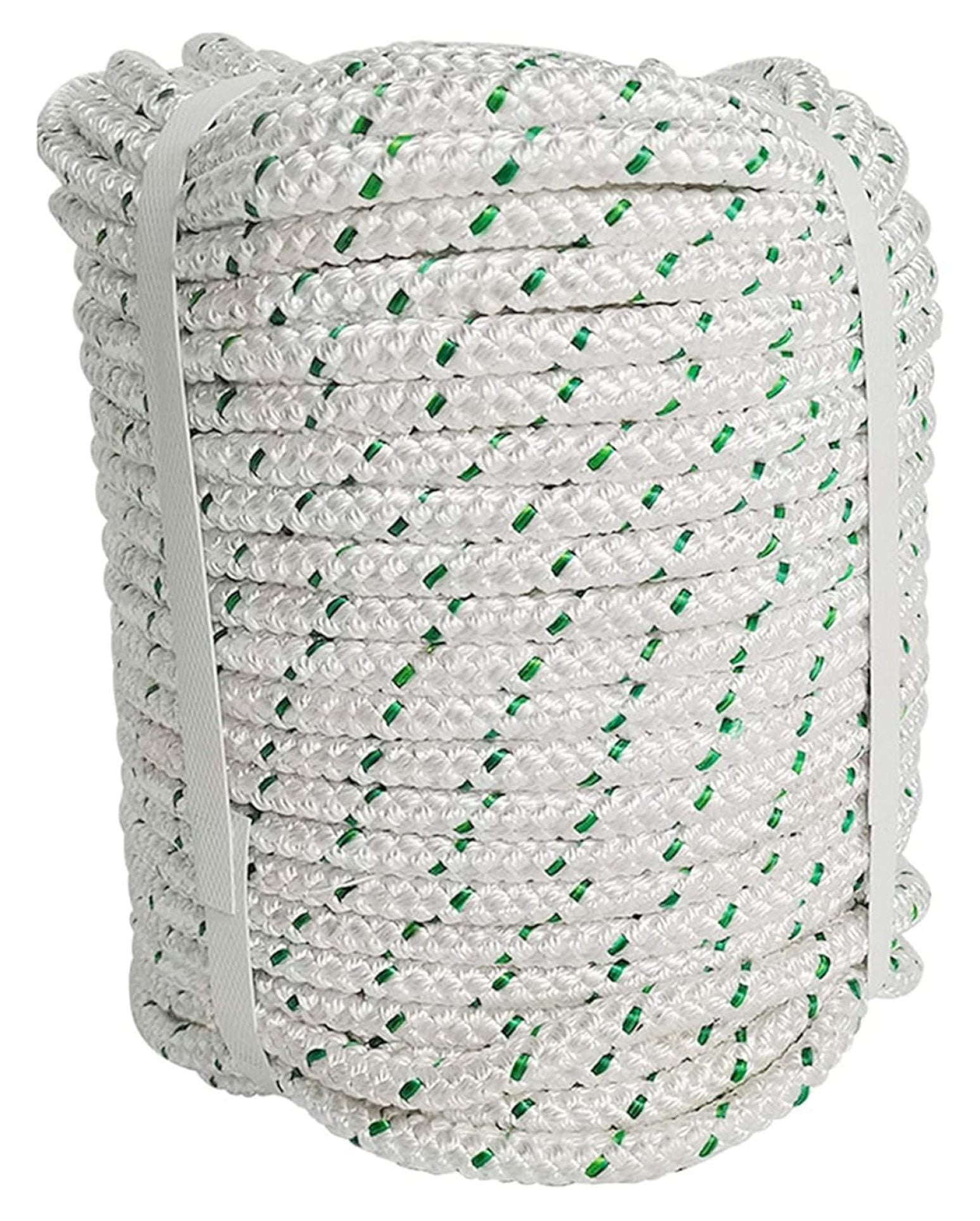 3/8 in Double Braid Polyester Rope 200 FT Nylon Pulling Rope Arborist ...