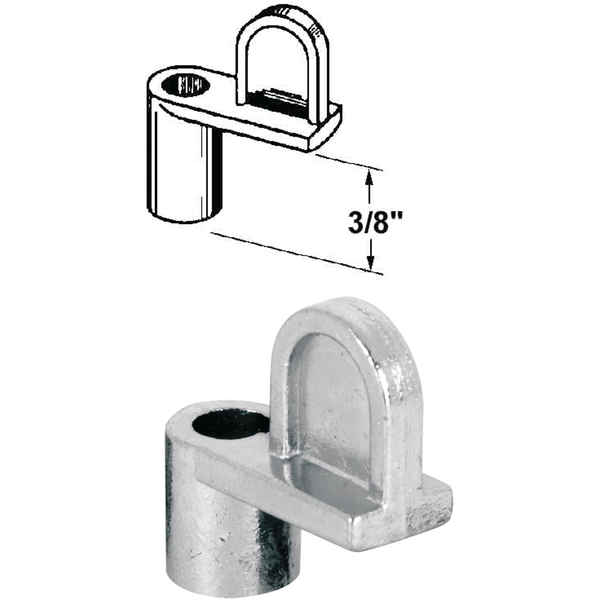 3/8 in. Screen Clips with Screws (12-pack) - Walmart Business Supplies