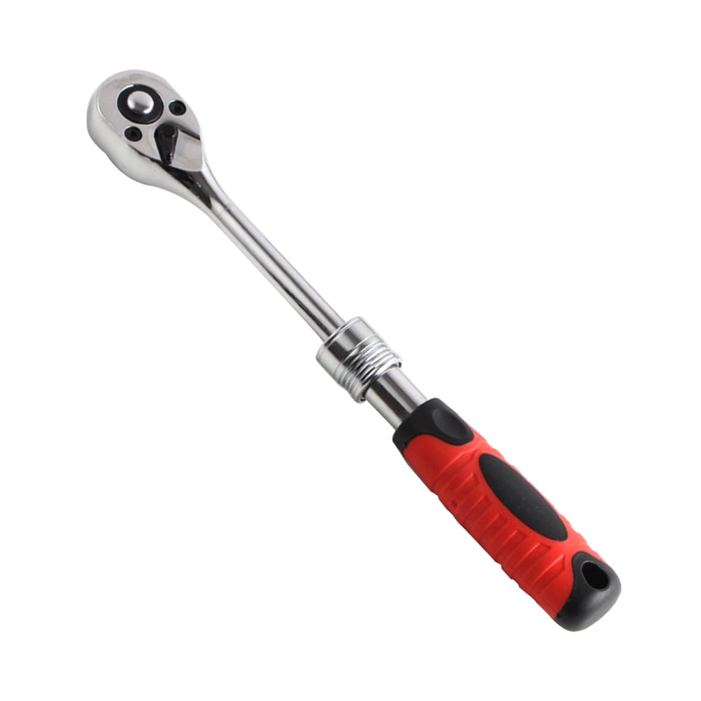 3/8 inch Telescopic Wrench Swivel Head Flex Head Ratchet Quick-Release Easy to Use Tooth Round ...