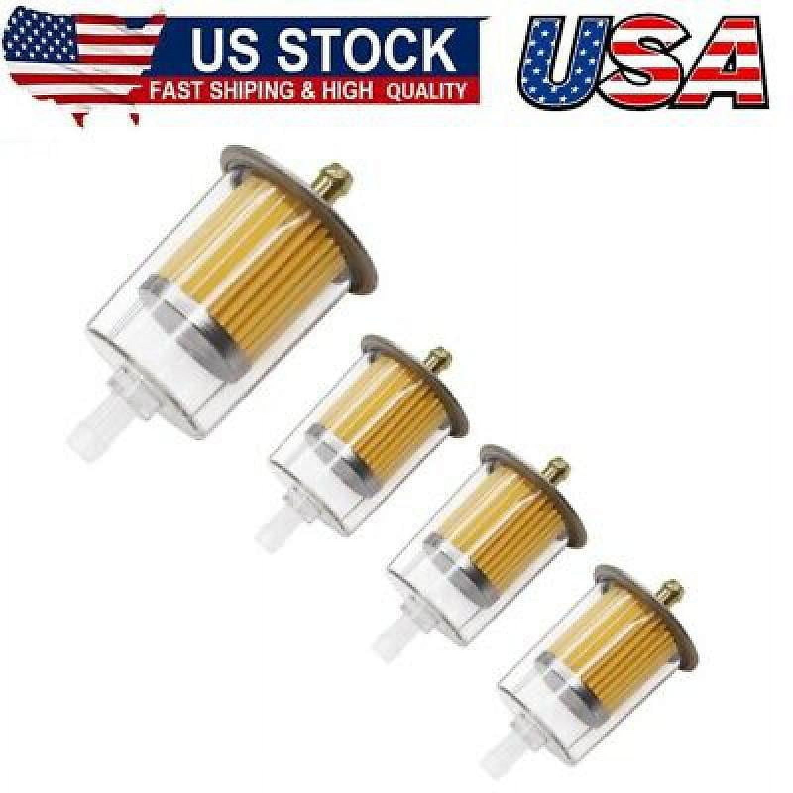 3/8 inch Universal Gas Inline Fuel Filters with Magnet, Fits Fuel Line ...