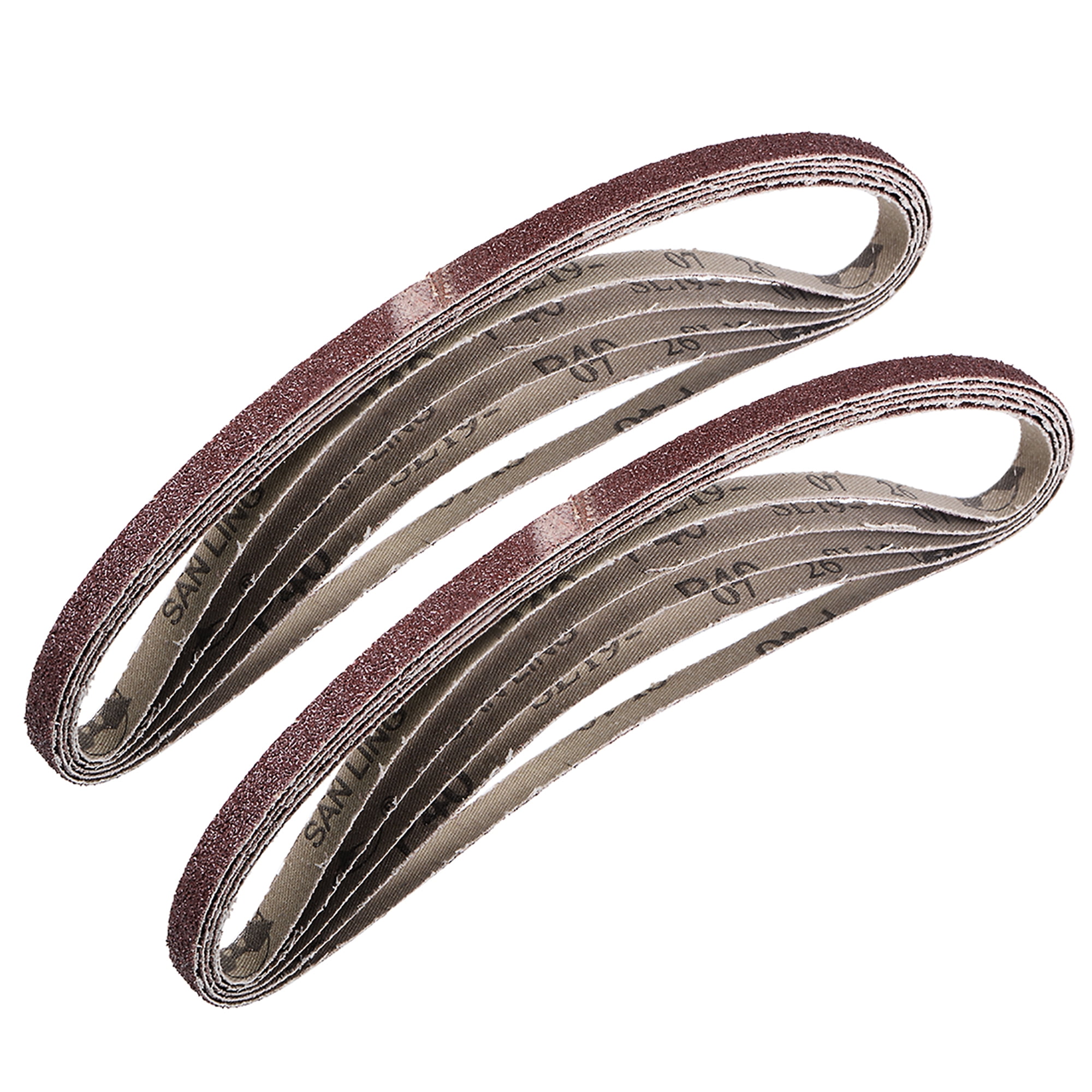 3/8-inch x 21-inch Sanding Belt 40 Grits Sand Belts for Belt Sander ...