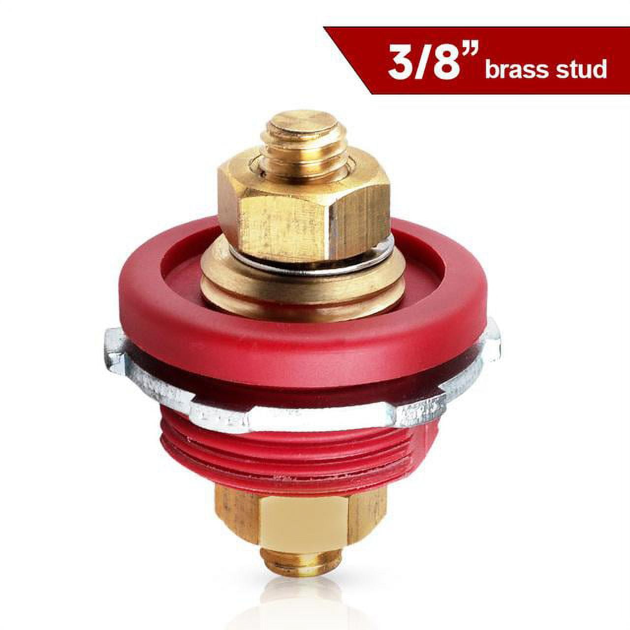 3/8" Stud Premium Remote Battery Power Junction Post Connectors Brass ...