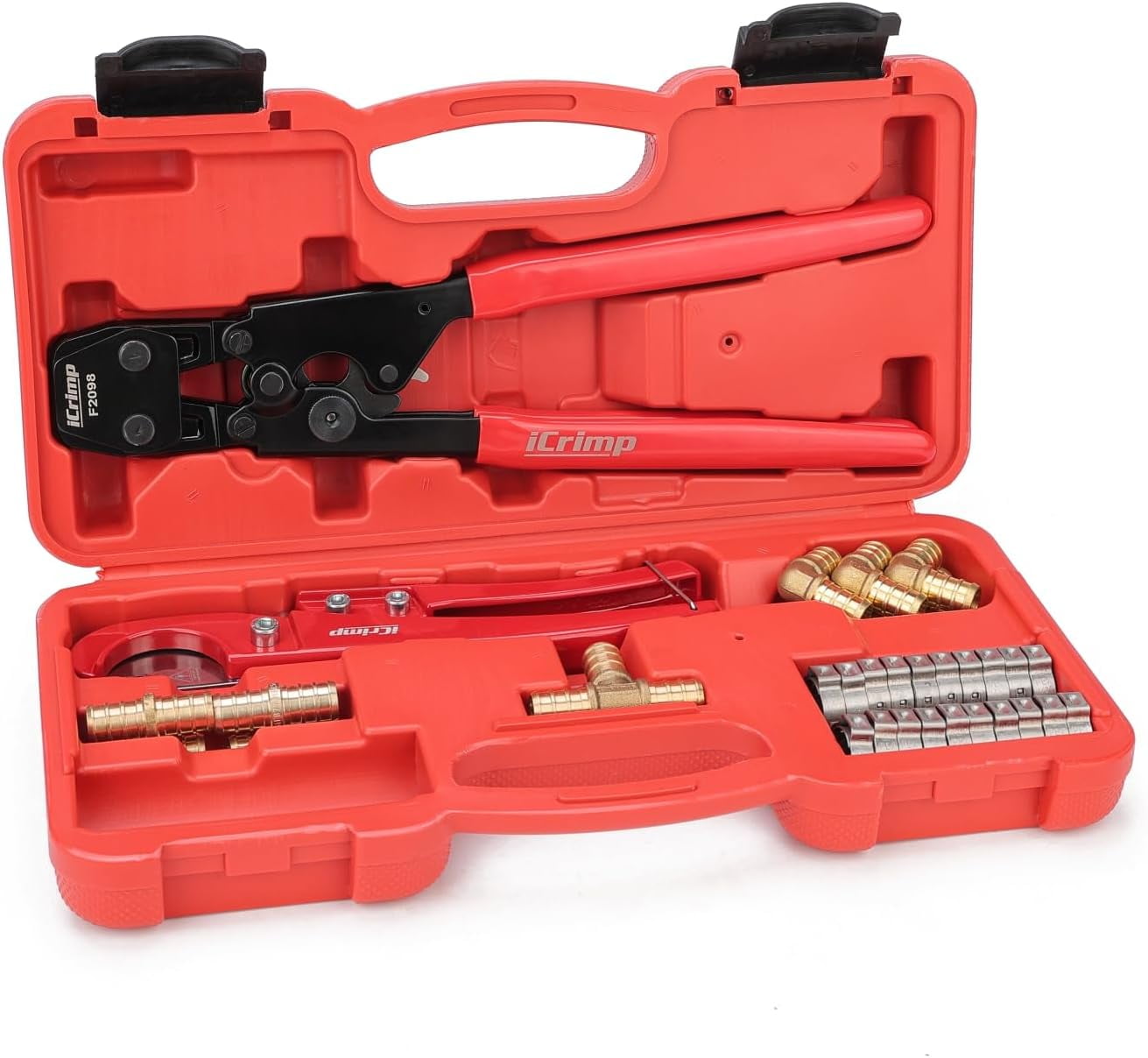 3/8 to 1 inch Cinch Clamp Crimping Tool Kit, With 1/2 inch Cinch Clamp ...