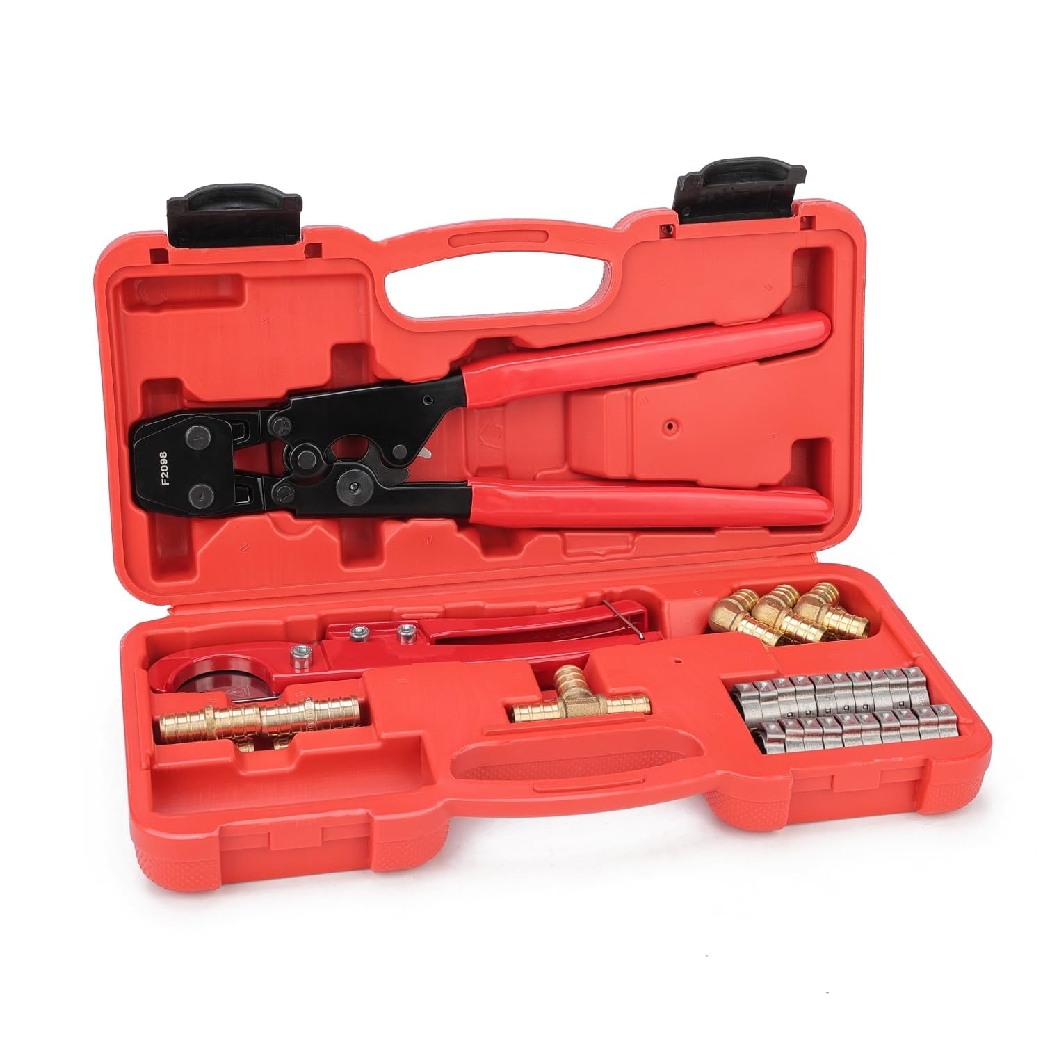 3/8 to 1 inch Cinch Clamp Crimping Tool Kit, With 1/2 inch Cinch Clamp ...