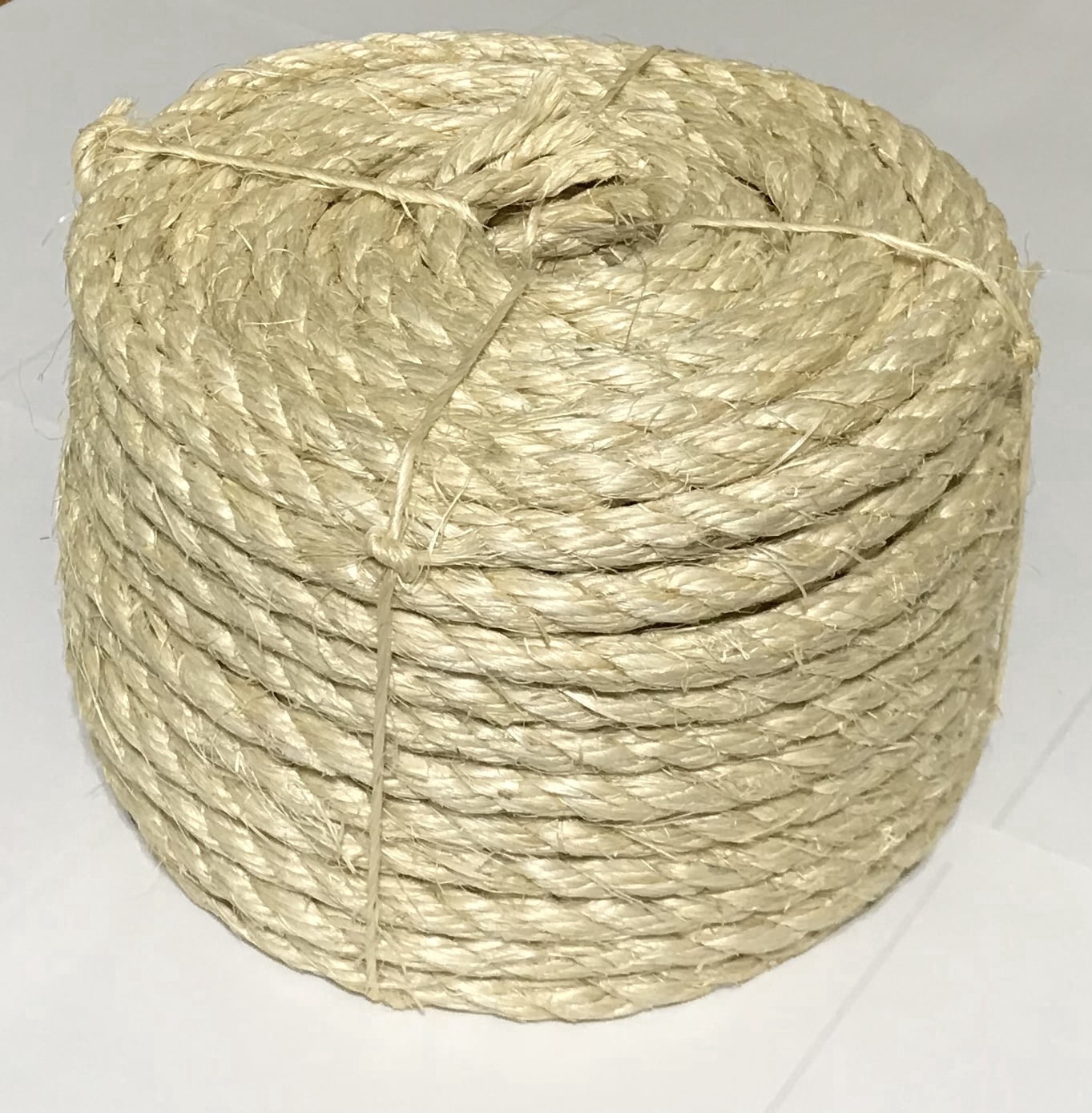 3/8" x 100' Natural Sisal Rope Cat Scratching Post Claw Control Toy ...