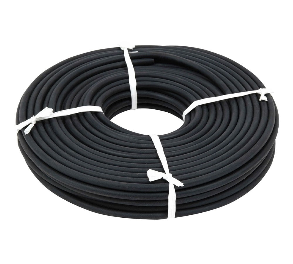 3/8" x 150' Natural Rubber Rope - Solid Core Rubber Bungee Cord for ...