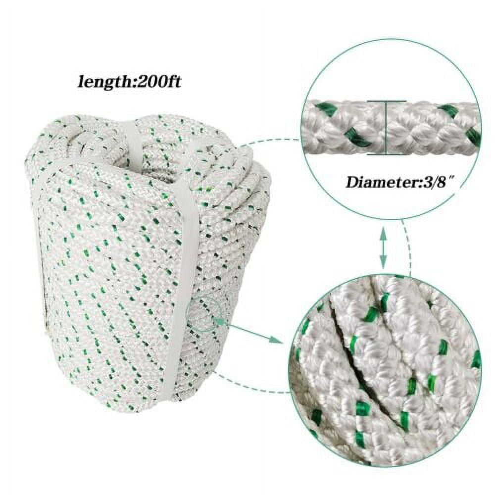 3 8 X 200 Arborist Bull Rope Double Braided Tree Rigging Line Utility 3-8-x-200-arborist-bull-rope-double-braided-tree-rigging-line-utility