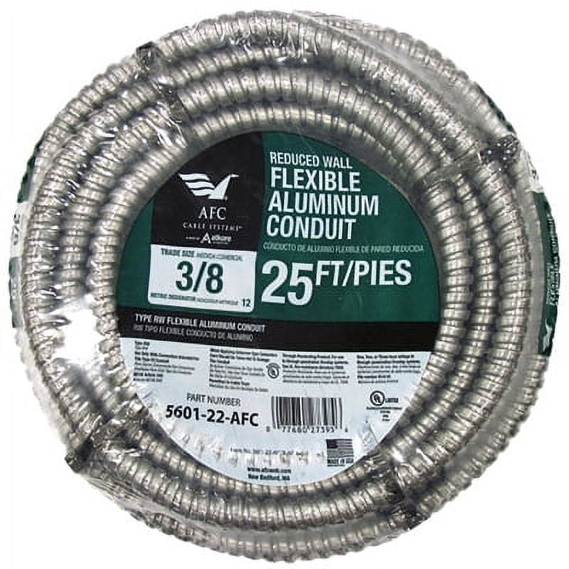 3/8" x 25', Reduced Wall Aluminum Conduit, Coil., Each - Walmart.com