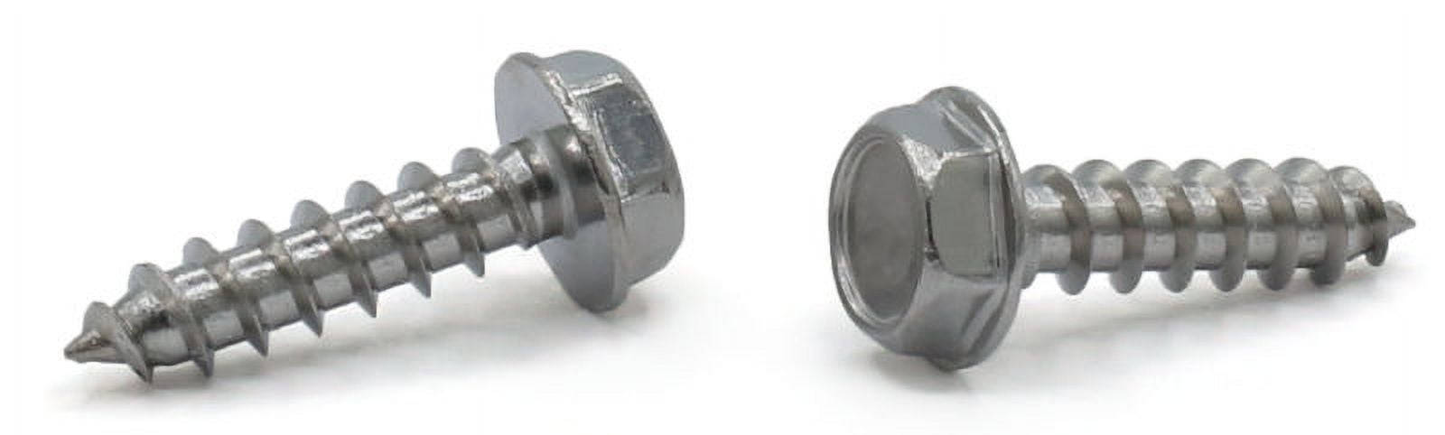 3/8" x 3/4" Type A Self-Tapping Screws / Unslotted / Hex Washer Head ...