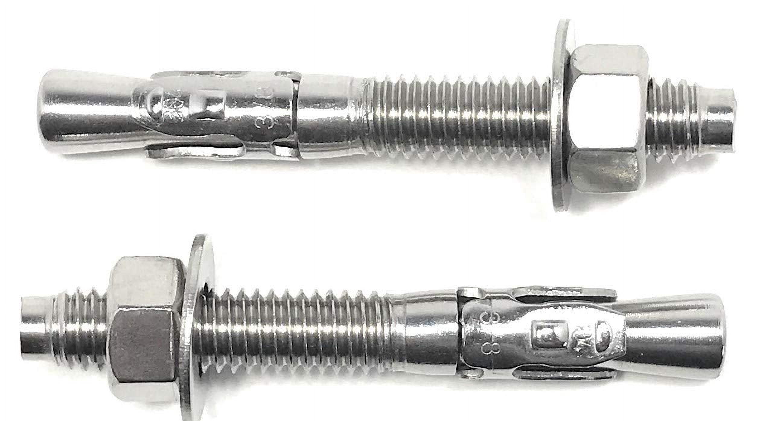 3/8" x 3" Stainless Steel Concrete Wedge Anchor 3/8-16 x 3 304 ...