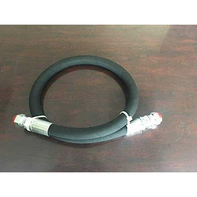 3/8'' x 30'' 2Wire with 5,000 hydraulic Hose Assembly with 2 Female JIC Swivel with 9/16-18 ...