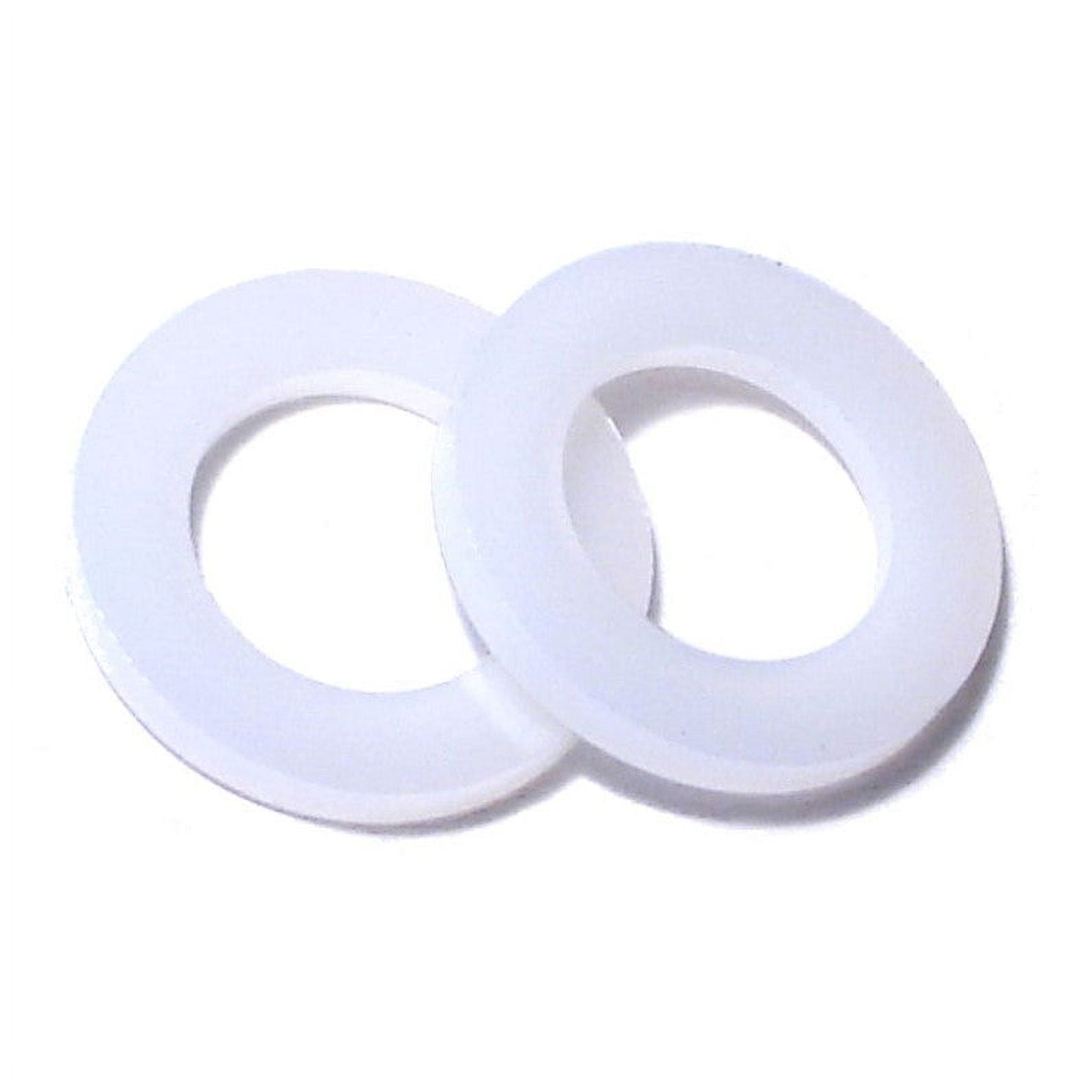 3/8" x 5/8" x 1/16" Nylon Plastic Flat Washers FLWSRN-050 (25 pcs ...