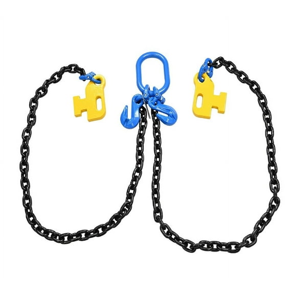3/8" x 5' Sea Shipping Container Loading Chain Bridle G100, V-Chain ...