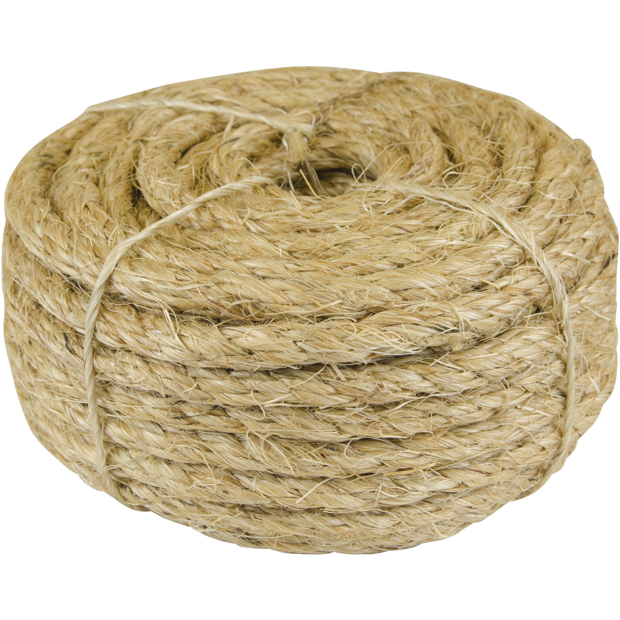 3/8" x 50' Sisal Twisted Rope - Walmart.com