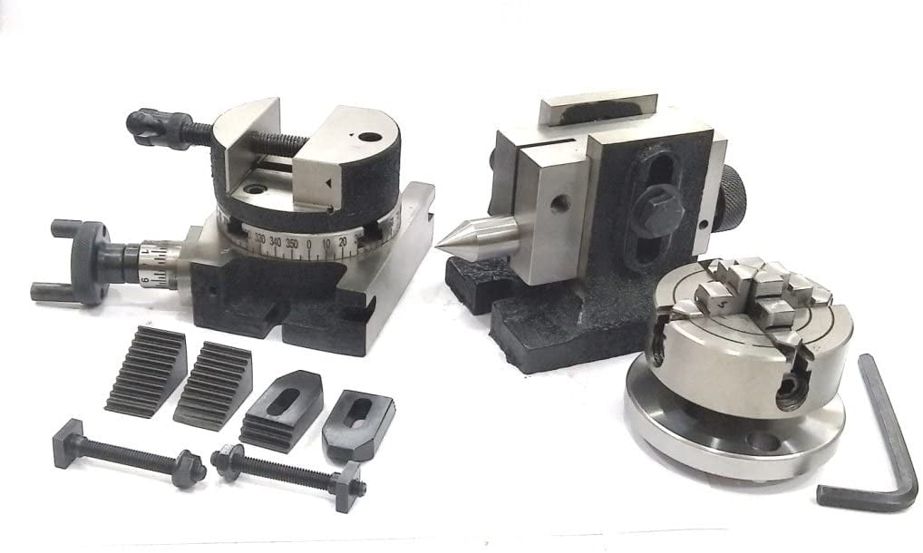 3"/ 80 MM ROTARY MILLING TABLE WITH 80 MM ROUND VICE VISE WITH SUITABLE ...