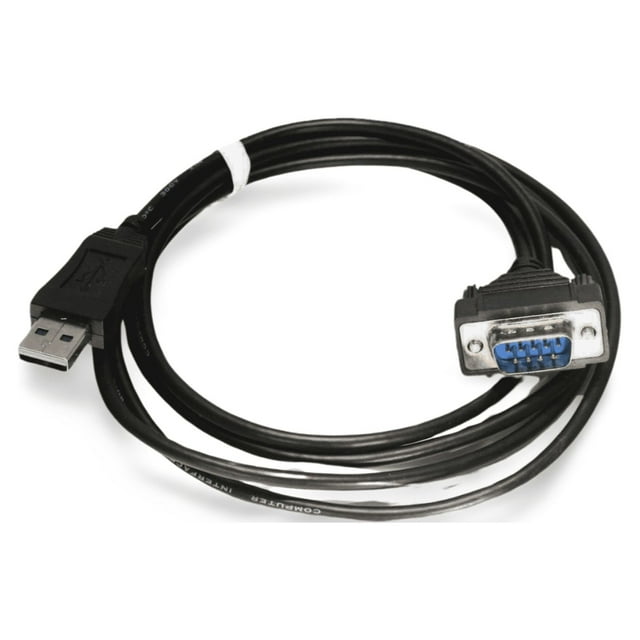 3.83ft USB to DB9 Male Serial Port Adapter FTDI Chipset - Black ...