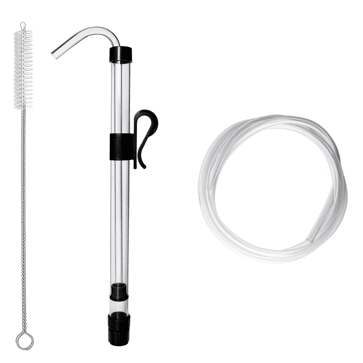 Qtmnekly 3/8In Auto Siphon with Clamp 6.5' Ft Hose Bottling Siphoning ...