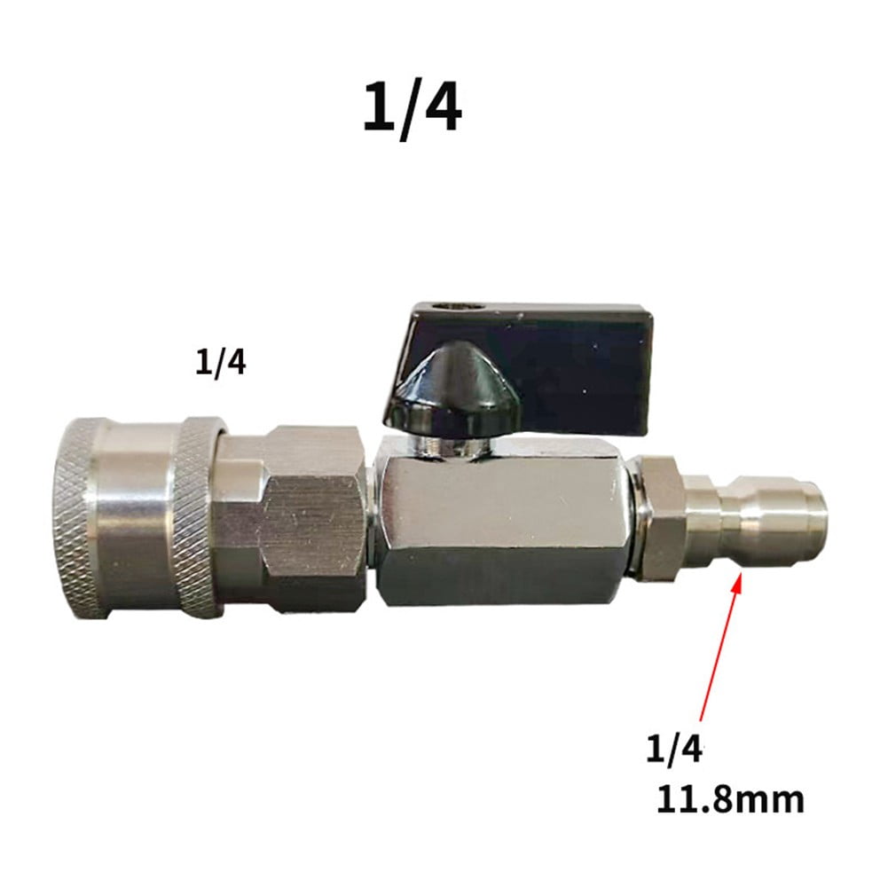 3/8In Or 1/4In High Pressure Washer Ball Valve Kit: No Leak, Easy ...