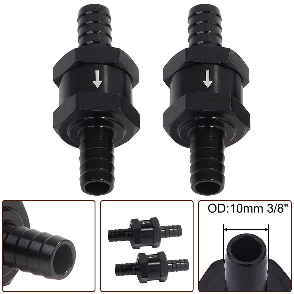 3/8Inch Fuel Check Valve -Way Inline Non Return Diesel 10mm 2Pcs ...