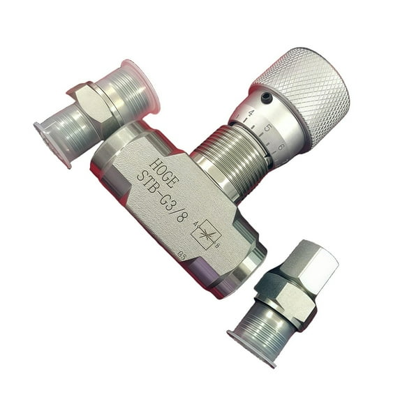 3/8Inch Hydraulic Bidirectional Flows Control Valves Adjustable ...