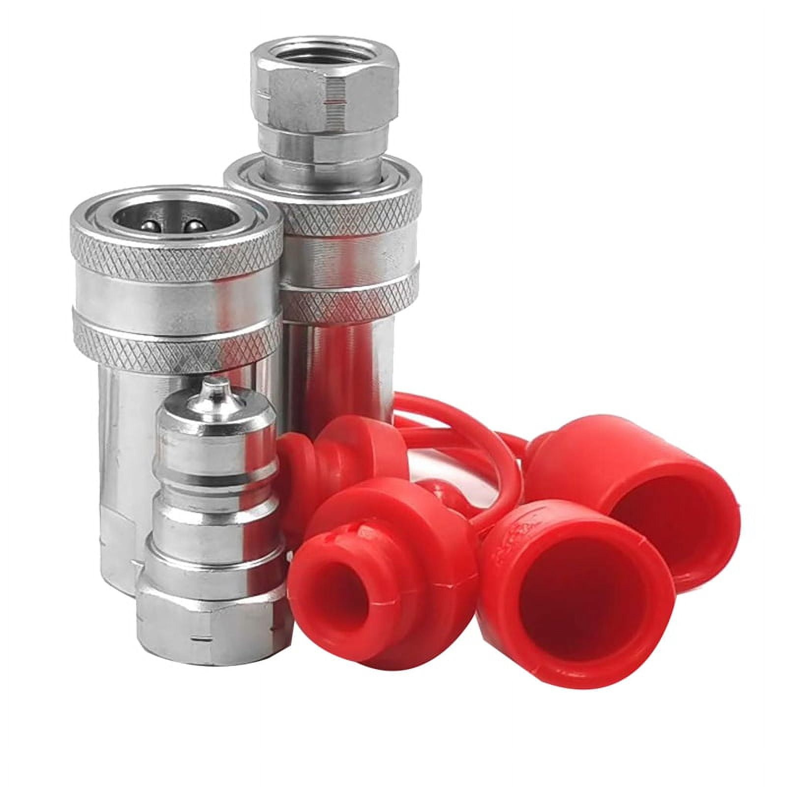 3/8Inch NPT Thread ISO7241-1A Hydraulic Quick Disconnect Coupler Set ...