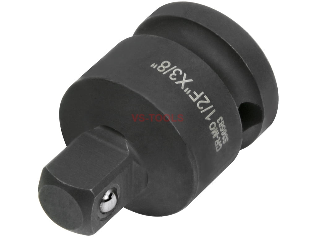 3/8Male to 1/2Female Impact Ratchet Wrench Socket Adapter Square Drive ...
