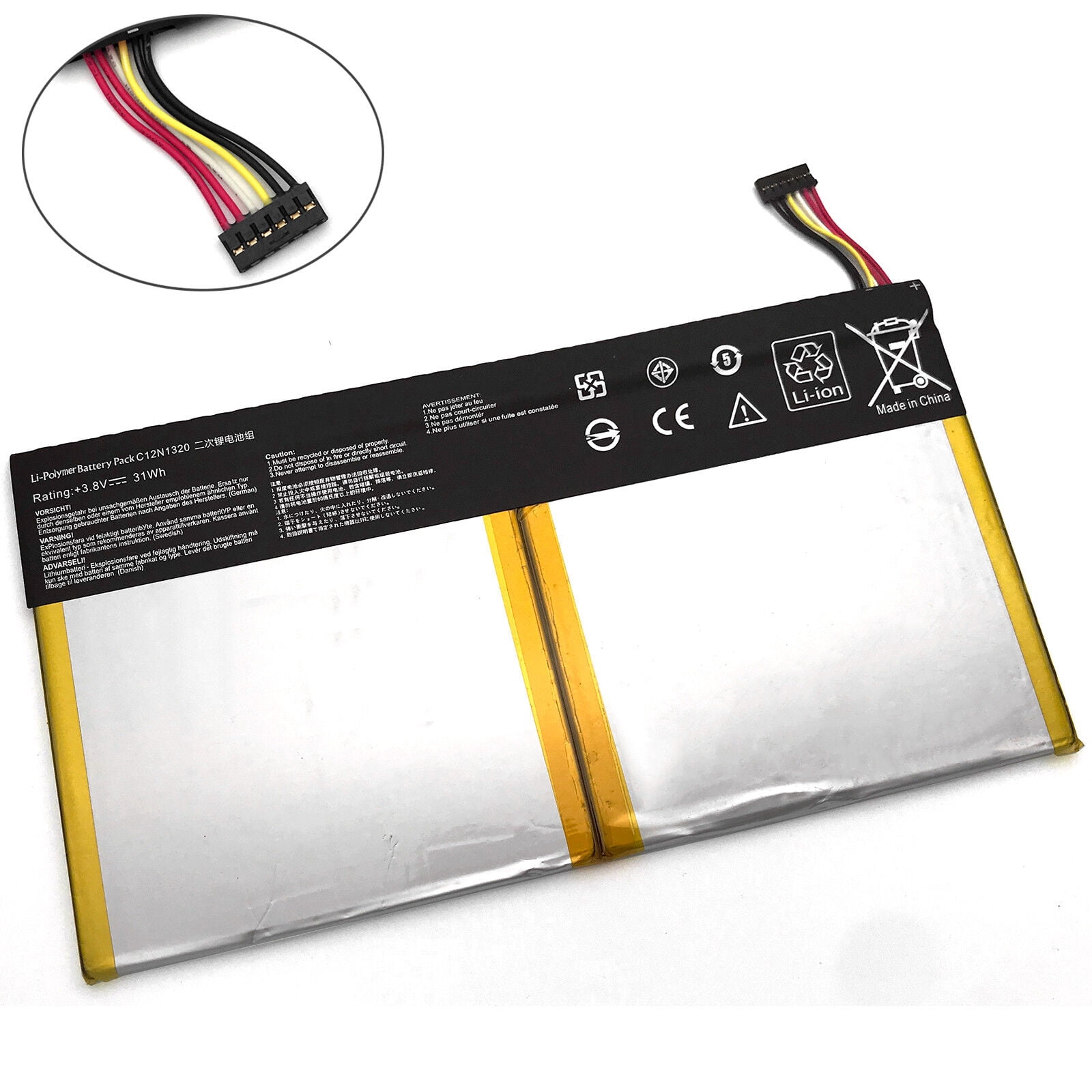 3.8V 31Wh Battery For Asus Transformer Book T100 T100TAF T100TAM Laptop ...