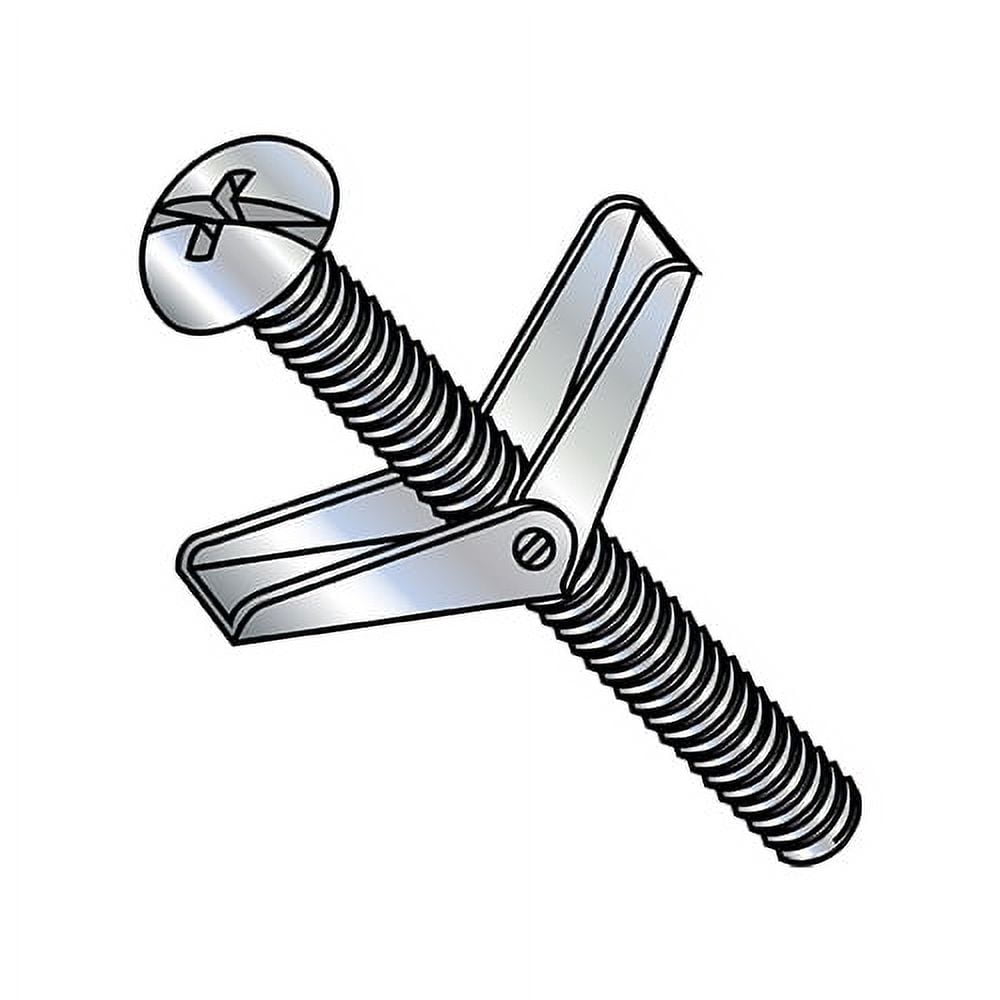 3/8X6 Combination Round Head Toggle Bolt Zinc (Pack Qty 25) BC-3796TBCR ...
