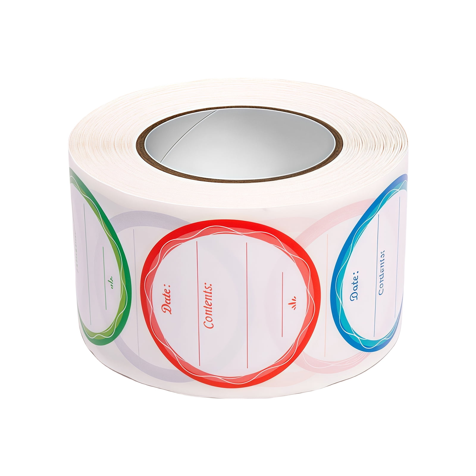 3.8cm Writable Adhesive Sticky Note Roll Of 500 Round Labels For Home ...