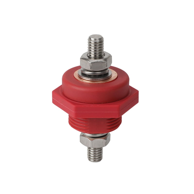 3/8in Stud Battery Power Junction 300A 48V DC Post Connectors Brass ...
