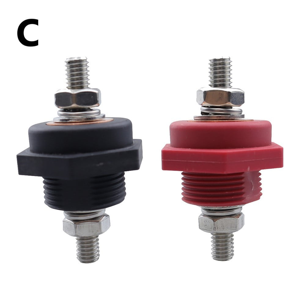 3/8In Stud Battery Power Junction 300A 48V Dc Post Connectors Brass ...