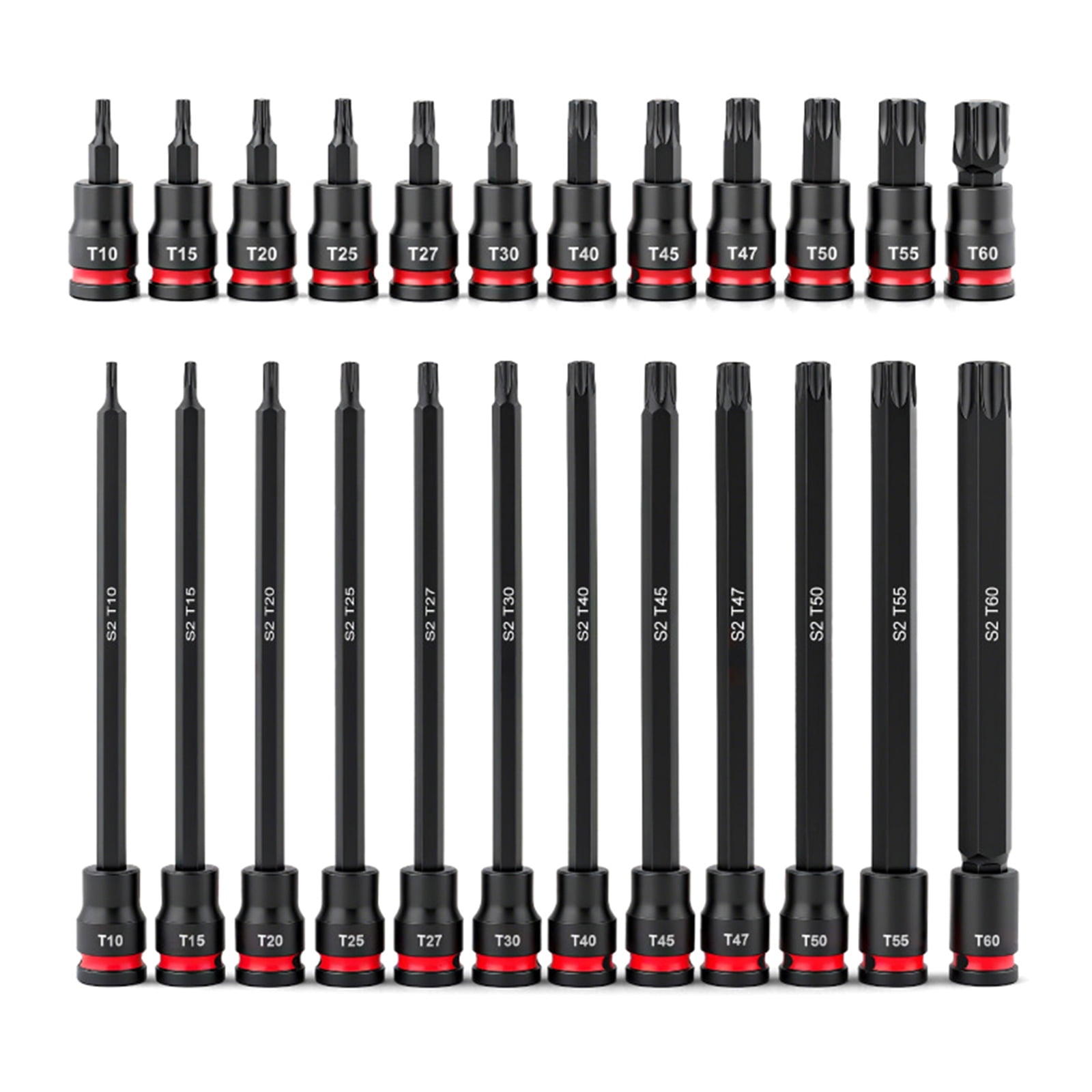 3/8inch Drive Impacts Bit Socket Reinforced Power Nut Driver Set ...