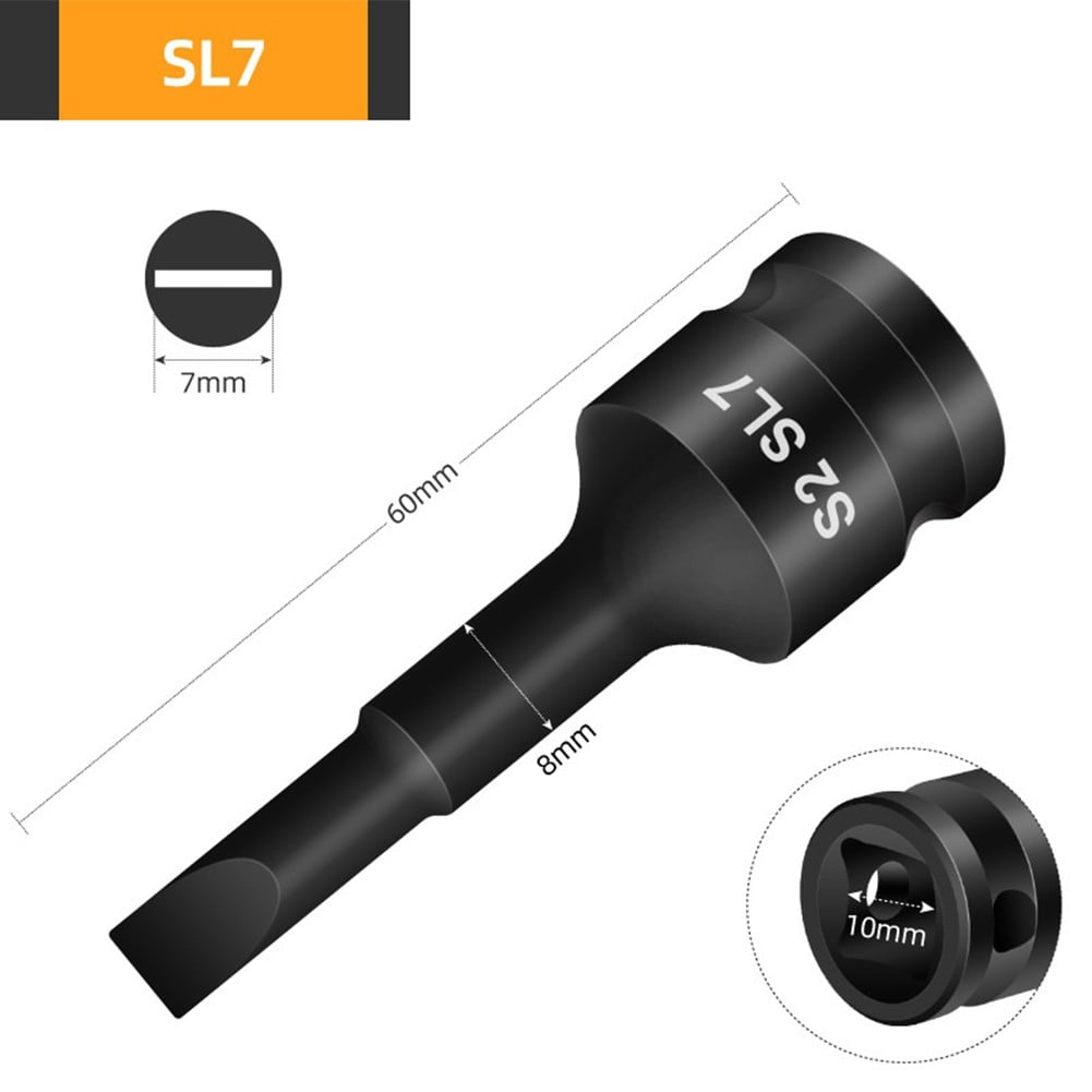 3/8inch Screwdriver Bit Impact Drive Socket Adapter Head PH1-PH4 PZ1 ...