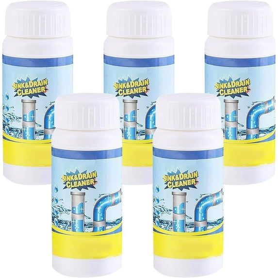 3.9 Oz Drain Cleaner Powder, Multi-Functional Powerful Pipe Unclogging ...