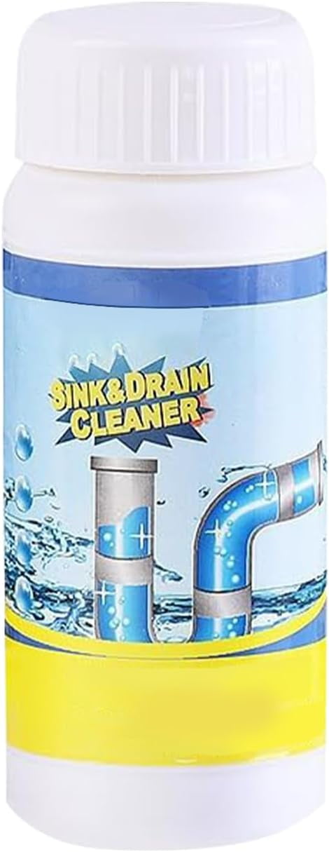3.9 Oz Drain Cleaner Powder, Multi-Functional Powerful Pipe Unclogging ...