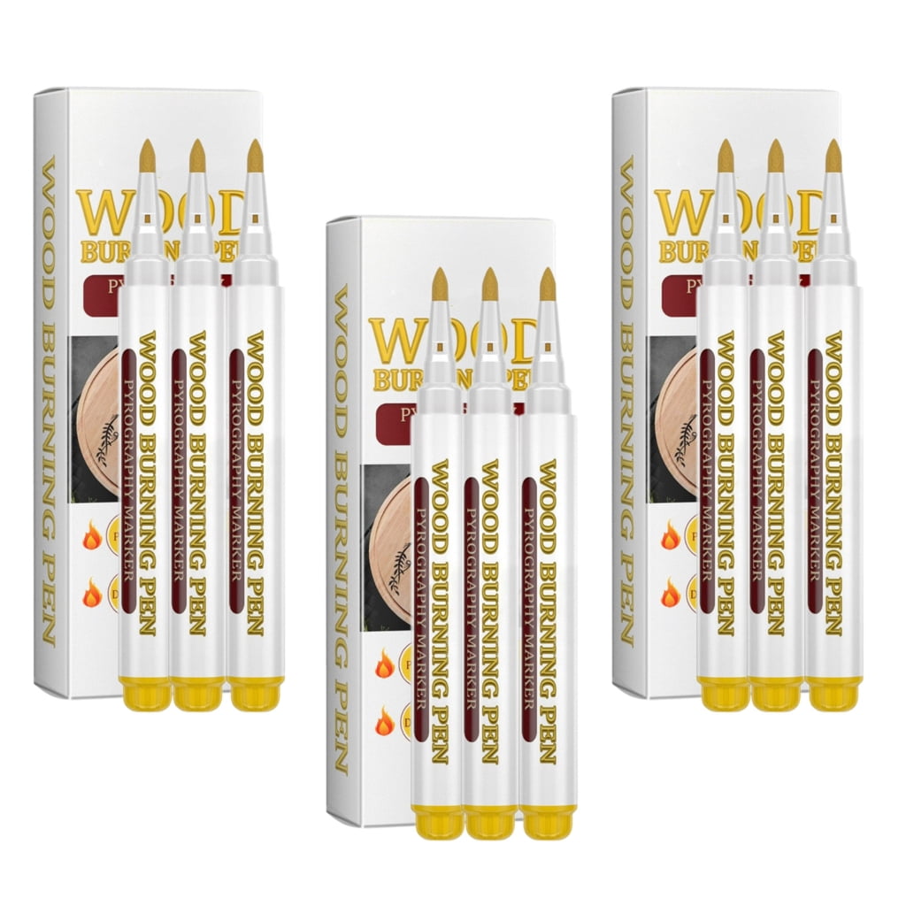 3/9 Pieces/Set Scorch Pen Marker Wood Burning Marker Wood Burning Pen ...