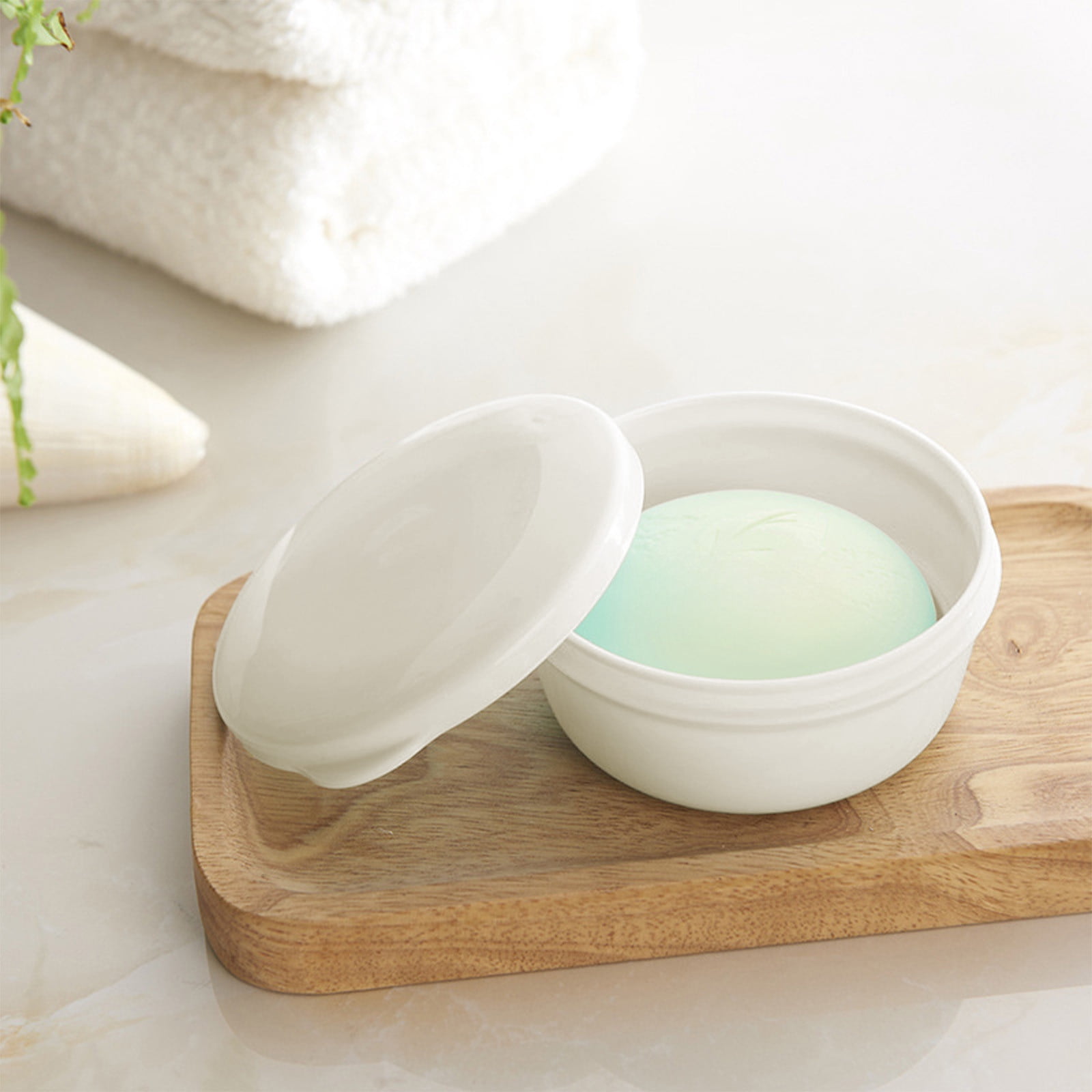 3.9" Sealed Soap Box Double Drainage - 0.14lb Ultra-Light, Leak-Proof ...