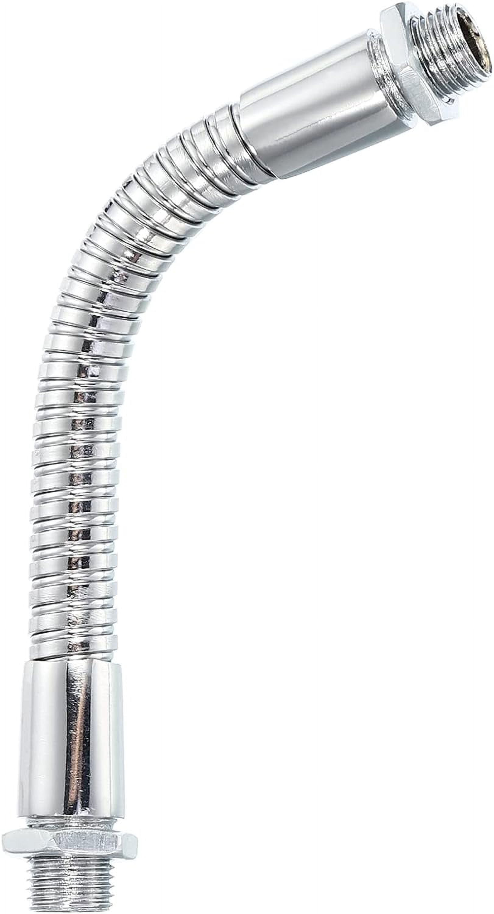 3.9" Universal Gooseneck Hose, M10/M8 Fine Thread Metal Bendable ...