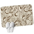 3.94'x5.25' Area Rug for Bedroom, Beige Cartoon Cats Non Slip Soft ...