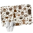 3.94'x5.25' Area Rug for Bedroom, Coffee Beans Non Slip Soft Small ...