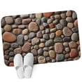 3.94'x5.25' Area Rug for Bedroom, Colorful Stones Non Slip Soft Small ...