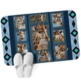 3.94'x5.25' Area Rug for Bedroom, Cute Giraffe Non Slip Soft Small ...
