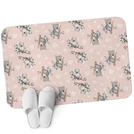3.94'x5.25' Area Rug for Bedroom, Funny Koala Non Slip Soft Small ...