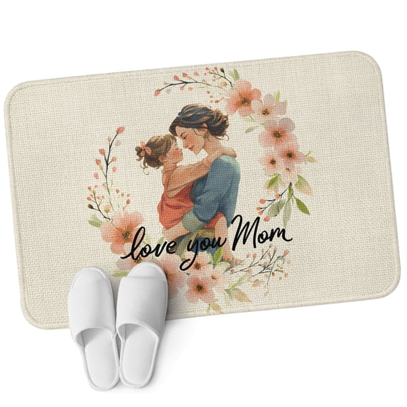 3.94'x5.25' Area Rug for Bedroom, Mother's Day Non Slip Soft Small ...