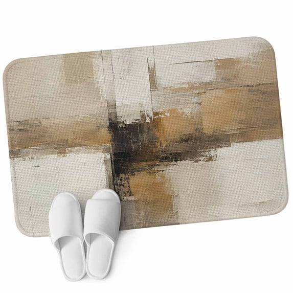 3.94'x5.25' Area Rug for Bedroom, Oil Painting Art Non Slip Soft Small ...