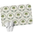 3.94'x5.25' Area Rug for Bedroom, Palm Trees Non Slip Soft Small Carpet ...