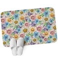 3.94'x5.25' Area Rug for Bedroom, Spring Flowers Non Slip Soft Small ...